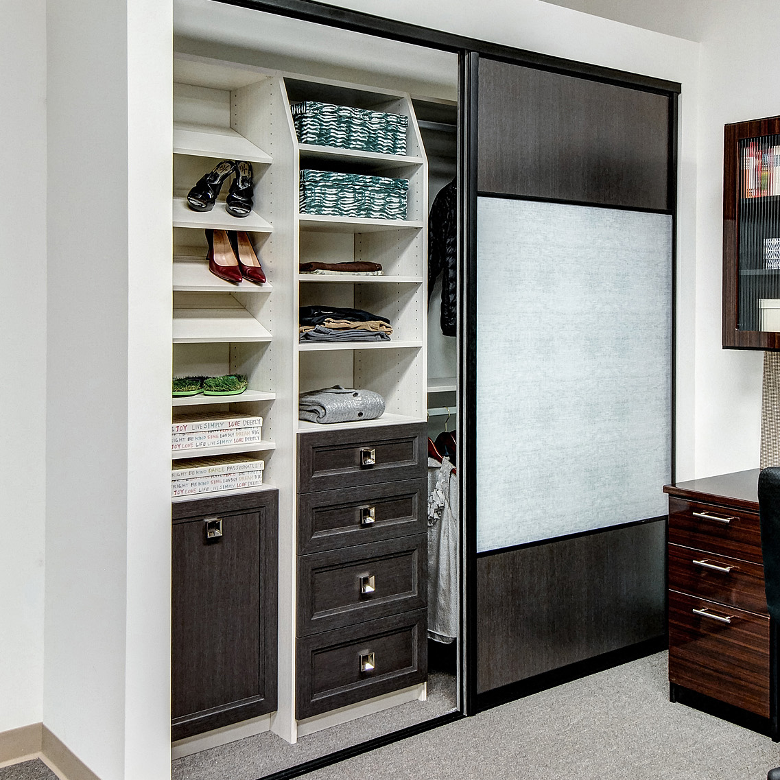 Custom Reach-In Closet Design & Solutions | New England Closets
